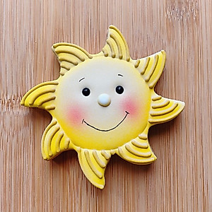 LILIAO Summer Beach Cookie Cutter Set - 6 Piece - Sun, Flamingo Float, Popsicle, Heart Sunglasses and Bikini Biscuit Cutters - Stainless Steel