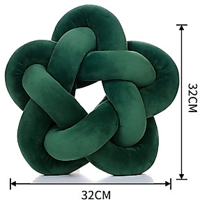 BHZ Decorative Throw Pillow Knot Pillow Christmas Star Shaped for Bedroom Soft Household Sofa Decor Pillow for House Decoration