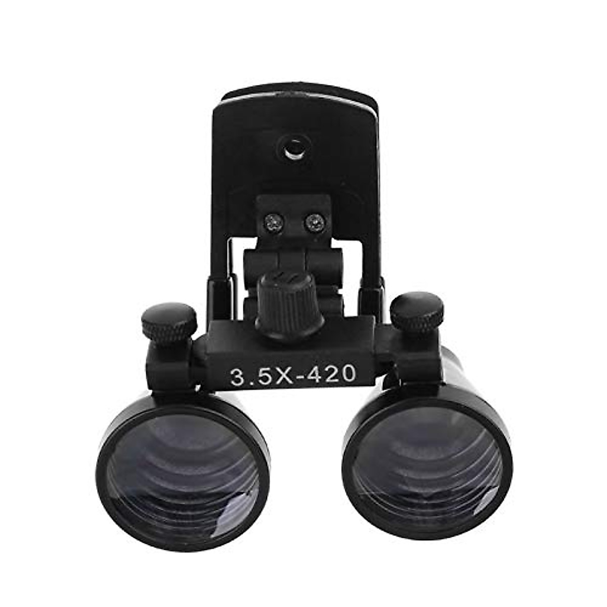 NSKI 3.5X420mm Binocular Plastic Clip Loupes DY-110 Lab Head Magnifier w/Clip-on