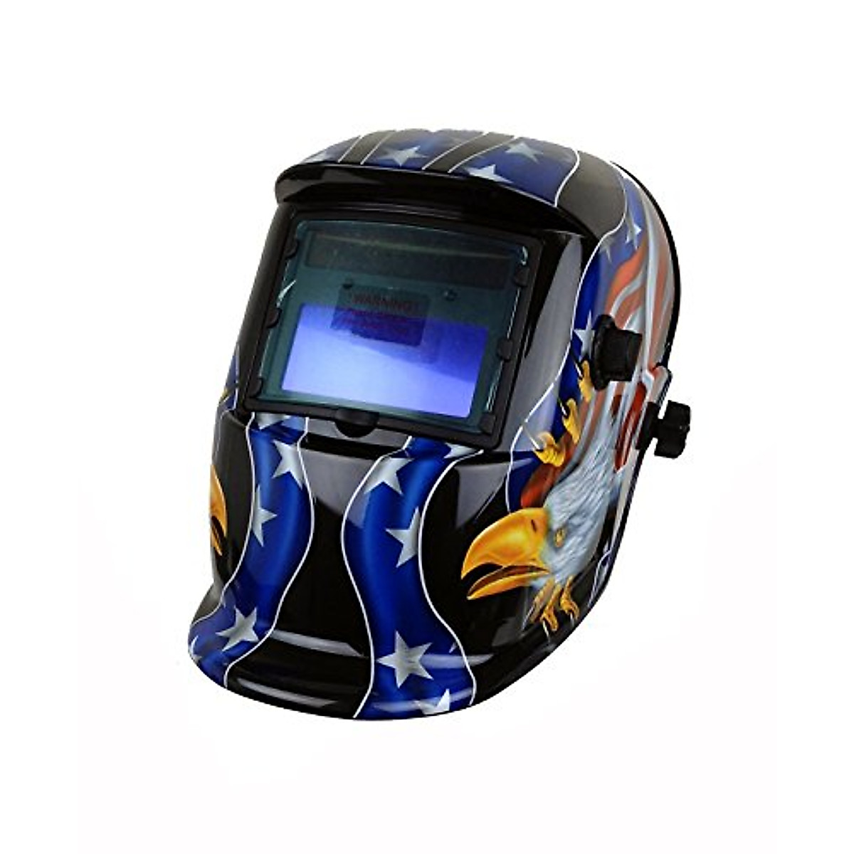 Instapark ADF Series GX-500S Solar Powered Auto Darkening Welding Helmet with Adjustable Shade Range #9 - #13 (American Eagle)