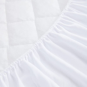 Waterproof Crib Mattress Protector Pad - 2 Pack - Washable and Comfy Crib Mattress Protector Baby Fitted Bed Sheets (52*28*9 inches)