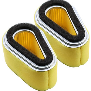 Cyleto 2 Pack Air Filter Cleaner for Kawasaki 11013-2120 11013-2175 for Husqvarna 531 00 12-72 5310012-72 for John Deere M79451 Lawn Mower