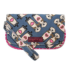 bungalow 360 Vegan Natural Canvas Wristlet (Sea Otter)