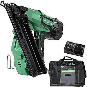 Metabo HPT 18V MultiVolt™ Cordless Angled Finish Nailer Kit | Accepts Nails 1-1/4-Inch up to 2-1/2-Inch | 15 Gauge | Lifetime Tool Warranty | NT1865DMAS