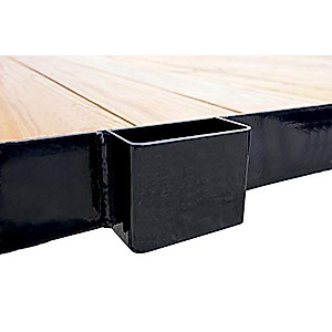 Heavy Duty Weld On 2x4 Steel Stake Pockets for Trailer & Truck (8)