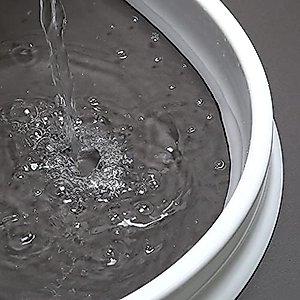 67 Inch Collapsible Shower Threshold Water Dam Collapsible Bath Shower Barrier Water Stopper Retention System Dry and Wet Separation for Bathroom Kitchen and More (5.6ft)