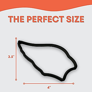 Cardinal Head Cookie Cutter with Easy to Push Design, for Baby Showers, Work Events, and Birthday Celebrations (5 inch)