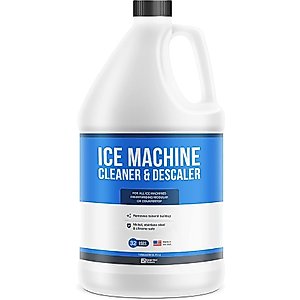 Essential Values 32 USES Ice Machine Cleaner (Gallon / 3.78), Nickel Safe Descaler | Ice Maker Cleaner Compatible with: Whirlpool 4396808, Manitowac, Ice-O-Matic, Scotsman, Follett & more!