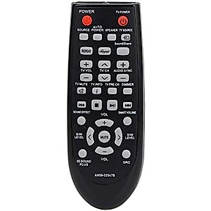 Remote Control Compatible with Samsung HW-D350/ZF HW-D450/XU HW-D550 HW-E350 HW-E450/ZAZZ01 HW-F355/ZA HW-F551 HW-H550 Home Theater Sound Bar System