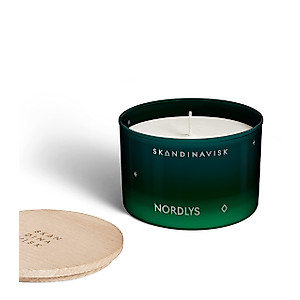 Skandinavisk NORDLYS 'Northern Lights' Scented Candle. Fragrance Notes: Arctic Intensity and Celestial Colour, a Singular Symphony for Senses. 3.17 oz.
