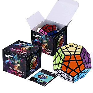 Dreampark 3x3 Megaminx Speed Cube Puzzle Toy, Black
