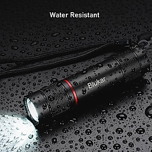 Blukar Flashlights Rechargeable, 2pk High Lumens Tactical Flashlight,Super Bright Small Flash Light-Zoomable,Adjustable Brightness,Long Lasting for Outdoors,Great Christmas Gifts Men&Women