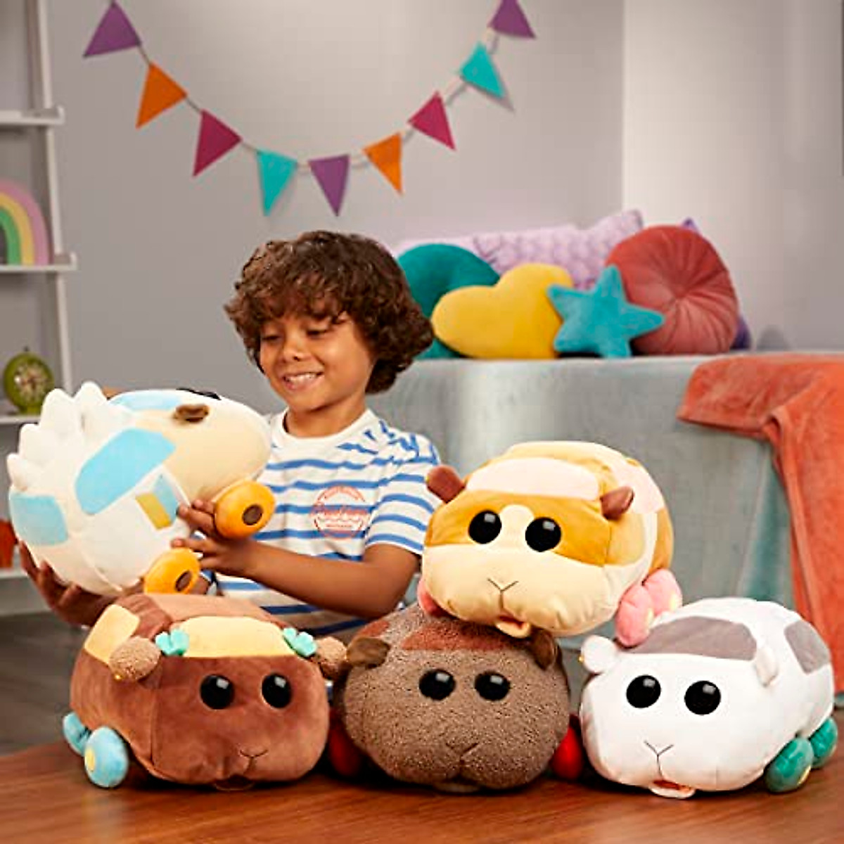 MGA Entertainment Pui Pui Molcar 11-Inch Abbey, Ultrasoft Stuffed Animal Medium Plush Toy, Gift for Kids Girls Boys Collectors Ages 3 4 5 6 7+