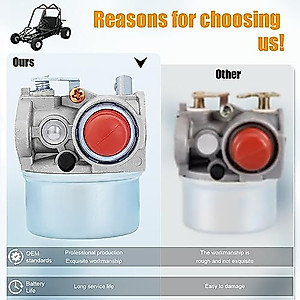 QAZAKY Carburetor Compatible with Tecumseh 640004 640014 640017 640017A 640017B 640025 640025A 640025B 640025C 640117 640117A 640117B 640104 640135A OH195EA OH195XA OHH45 OHH50 OHH55 OHH60 OHH65 OH195