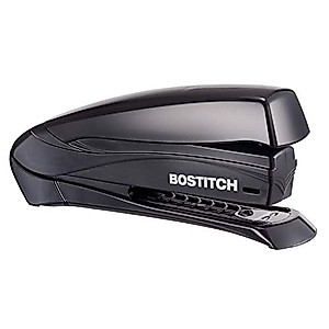 Bostitch Inspire 20 Sheet Stapler - One Finger, No Effort, Spring Powered Stapler - Black (1423)