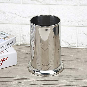 Coffee Stirrers Holder, High Capacity Kitchen Storage Holder Draining Hole Design Safe Cutlery Storage Box Space Saving for Straw Spoon Fork(S)