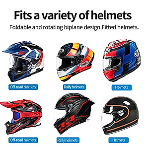 Motorcycle Helmet Chin Mount for GoPro, Claw Clamp Body Strap Fit for Most Helmets Stable Fast Release Riding Cycling Accessories for Go Pro Max Hero 11 10 9 8 7 6 5 Insta360 DJI Osmo Action Pocket 2