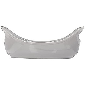 Rachael Ray Ceramics Bubble and Brown Oval Baker Set, 2-Piece, Light Sea Salt Gray -