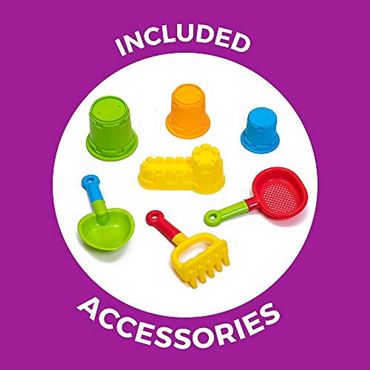 Step2 Naturally Playful Sandbox II with Bonus Sand Tools, Tan