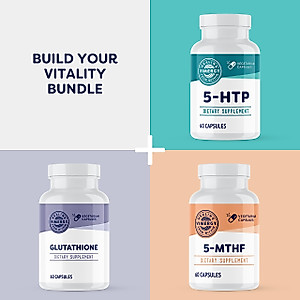 Vimergy GABA with Magnesium, 60 Servings – Natural Calm & Relaxation Support Capsules – Supports Stress Response & Brain Health - Non-GMO, Gluten-Free, Kosher, Soy-Free, Vegan, Paleo Friendly