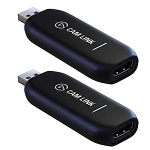 Elgato 2 Pack Cam Link 4K Game Capturing Device with USB 3.0, Compatible with Windows and macOS