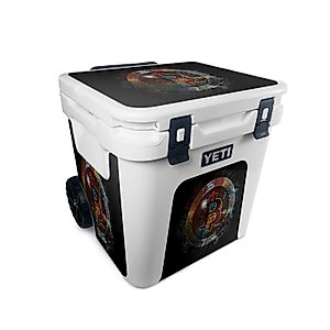 MightySkins Skin Compatible with Yeti Roadie 48 Wheeled Cooler - Crypto | Protective, Durable, and Unique Vinyl Decal wrap Cover | Easy to Apply, Remove, and Change Styles | Made in The USA