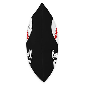 Baseball Omie January Funny Baseball Heart Grandma Omie Throw Pillow, 18x18, Multicolor