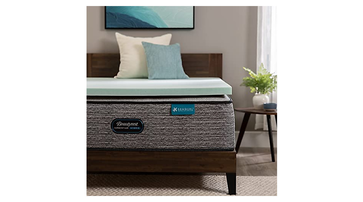 Beautyrest Thermagel 2-Inch Memory Foam Mattress Topper