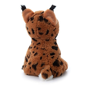 The Petting Zoo Bobcat Stuffed Animal, Gifts for Kids, Wild Onez Zoo Animals, Bobcat Plush Toy 9 inches