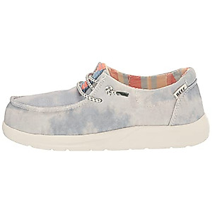 Reef Girls Kids Cushion Coast Sneaker, Washed Ocean, 2 Big