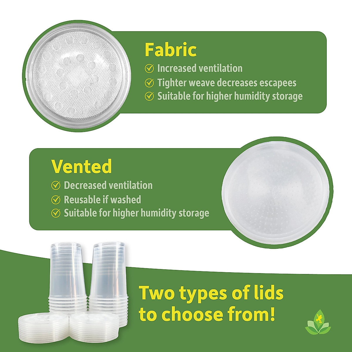 Josh's Frogs 32oz Insect Cup and Fabric Lid