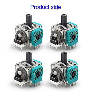4pcs 3D Analog Joystick Sensor Module Potentiometer, Sensor Wheel Thumb Sticks Thumb Stick for Sony Play-S 5 PS5 Controller Repair Parts