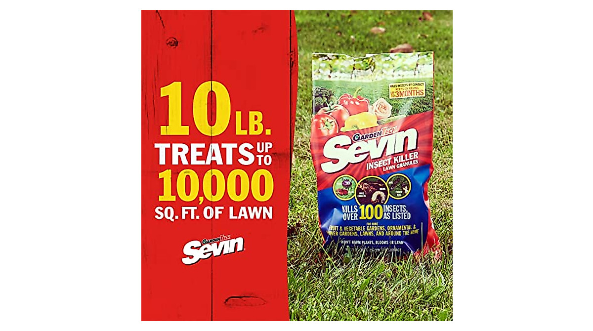 Sevin Insect Killer Lawn Granules - 10 lb - Fast Acting