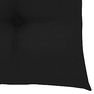 imasay Chair Cushions 2 pcs Black 15.7x15.7 x2.8 Fabric