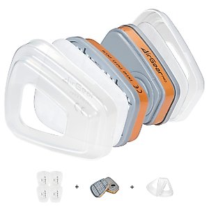 AirGearPro F-500 Filters for Reusable Respirator Mask for Painting, Woodworking, Construction, Sanding, Spraying, Chemicals