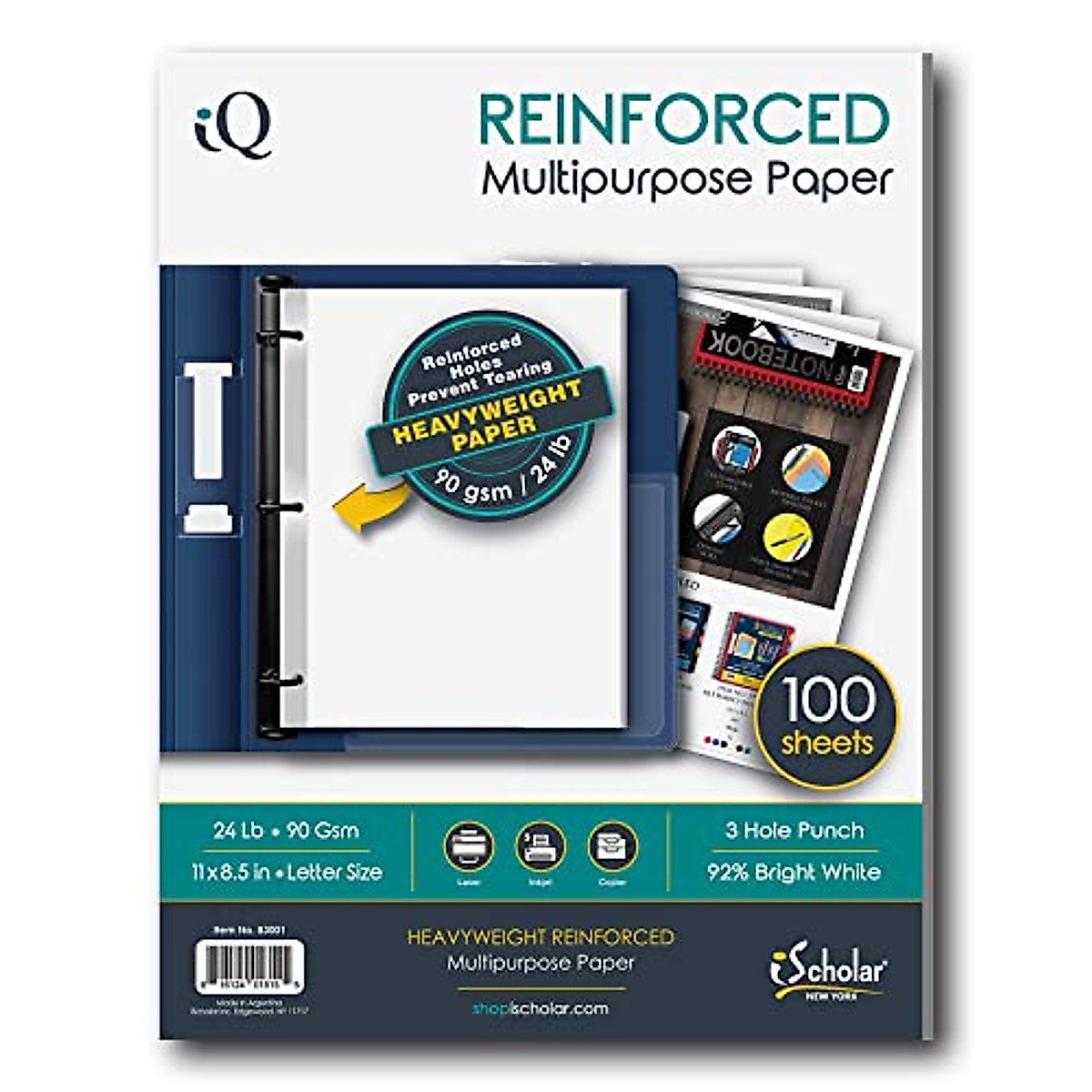 iScholar Reinforced Heavy Duty Printer and Copy Paper (83001)