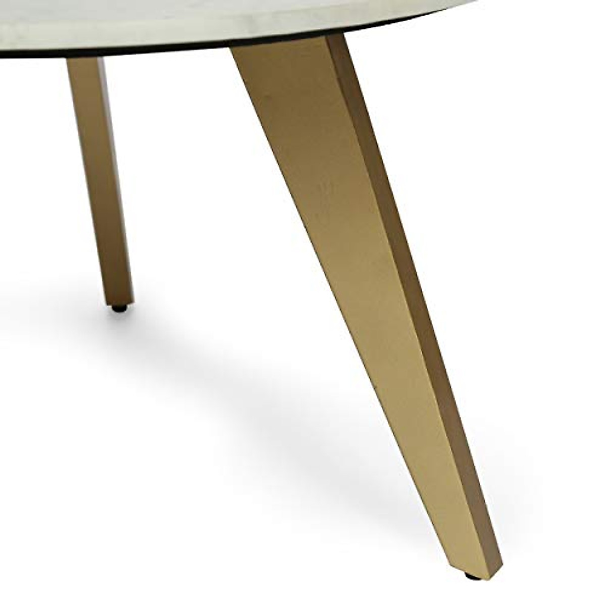 Christopher Knight Home Cardan Coffee Table, White + Gold