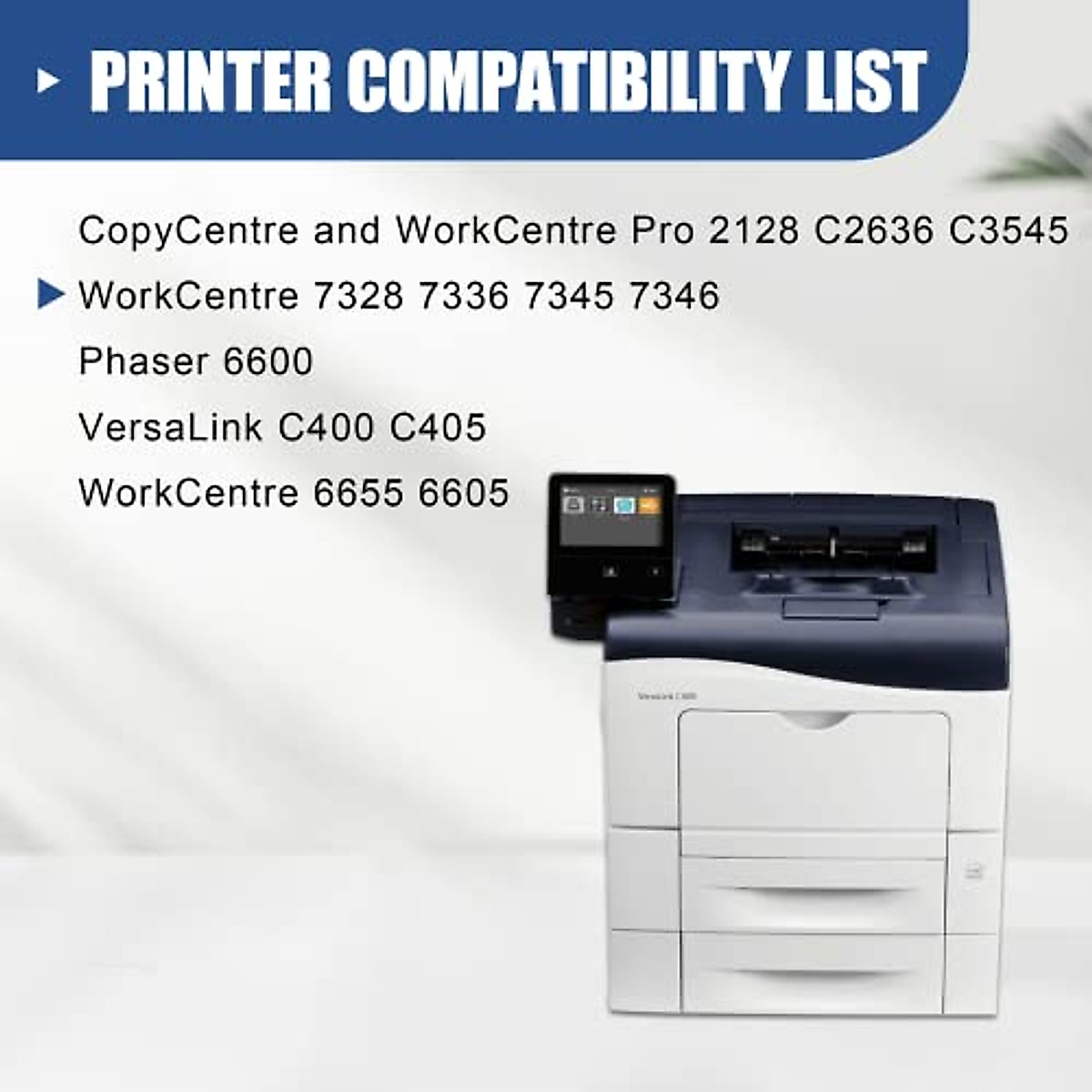 VersaLink C400/C405 Drum Unit Set - ONWARD Compatible 4-Pack 108R01121 Drum Replacement for Xerox VersaLink C400 C405 WorkCentre 7328 7336 7345 7346 6655 Printer, (1Black, 1Cyan, 1Magenta, 1Yellow)