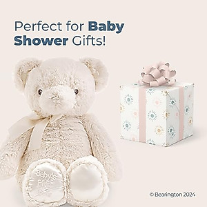 Bearington Creamy White Teddy Bear Plush, 12 Inch Creamy White Stuffed Animal