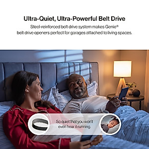 Genie QuietLift Connect – WiFi Smart Garage Door Opener with Added Wireless Keypad, ¾ HPC Smart Belt Drive – Compatible with Alexa and Google Assistant, Model 3053-TKV