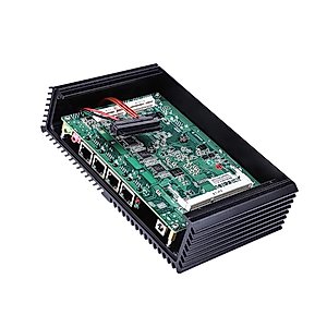 Qotom Multimedia Pc Q355G4 Intel I5-5200U AES-NI,Hd Graphics 5500 8Gb Ddr3 Ram 32Gb Ssd,4 Nics,Com Ports,OPNsense,Firewall,Cent Os Etc