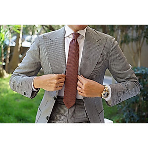 Marrakesh Knitted Tie Orange Marrakesh Knitted Tie