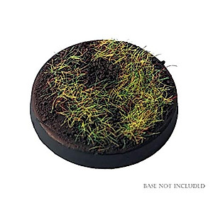 Stonehaven Miniatures Static Grass, Medium Green - 2mm Fibers - Master Quality Base & Scenery Flock - Realistic Texture & Detail - for 28mm Scale Table Top War Game Miniatures - Made in USA
