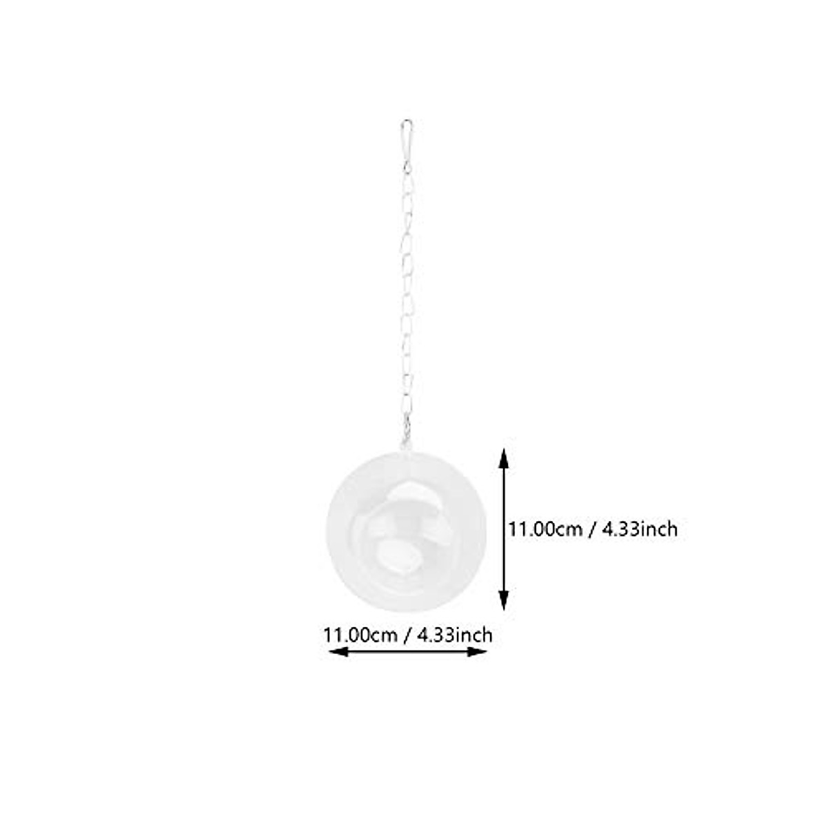 Mipcase 2 PCS Parrot Feeder Toy Bird Foraging Toy Parrot Forager Toy Bird Foraging Feeder Clear Pet Birds