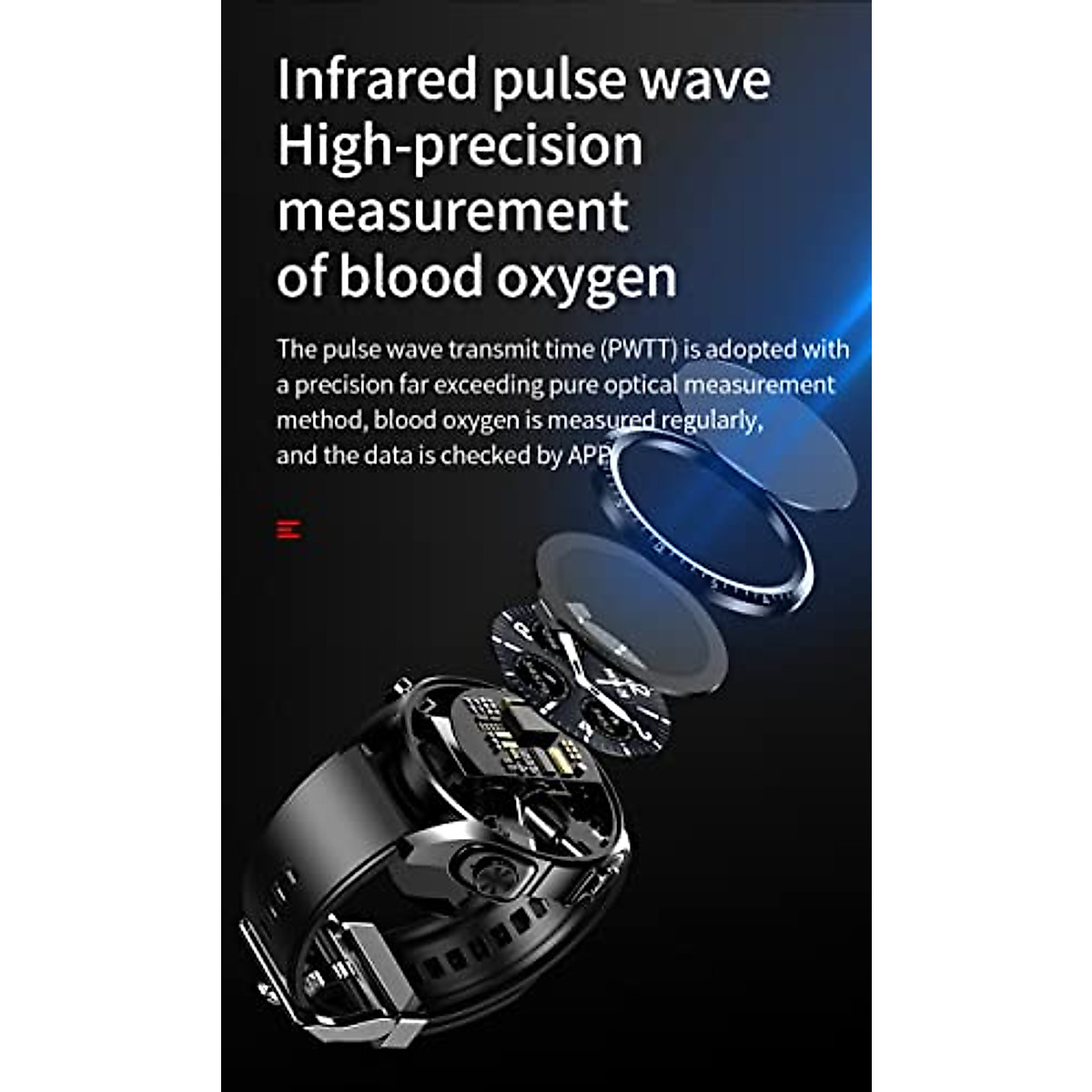 Alliget Smart Watch with Earbuds for Android iPhone, Fitness Tracker with Blood Oxygen Heart Rate Sleep Monitor, 2 in 1 Bluetooth Long Time Standby Sports Watch for Men Women