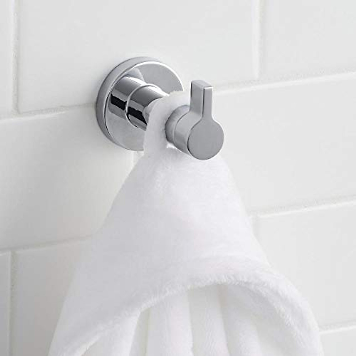 Glacier Bay Modern Single Robe Hook in Chrome