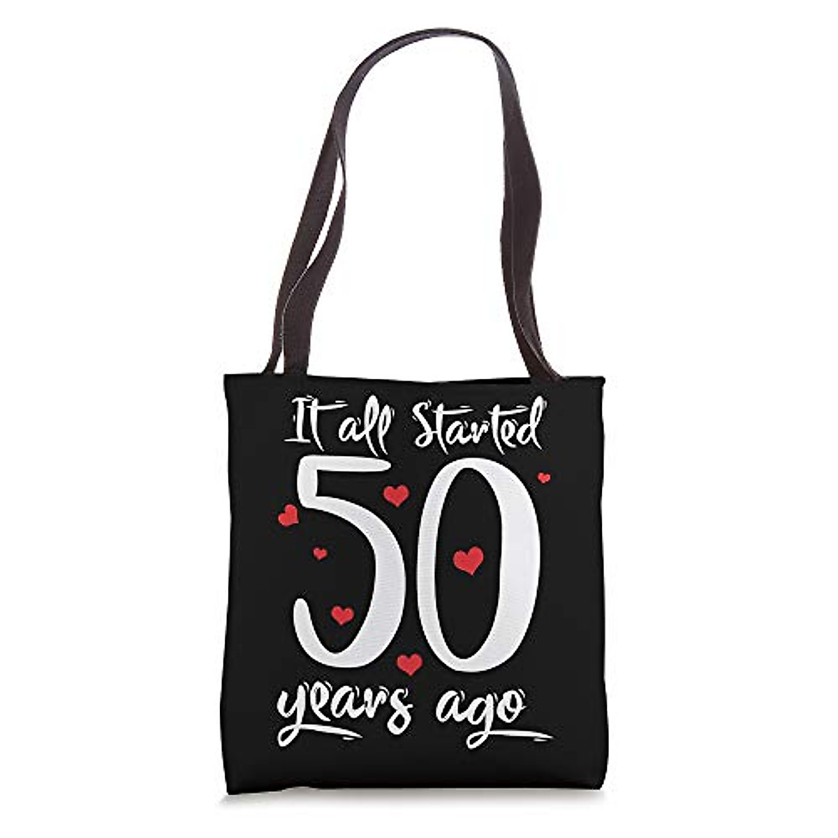 Wedding Anniversary 50 Years Together Golden Family Marriage Tote Bag