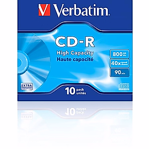 Verbatim 43428 800MB DataLife CD-R - Jewel Cased 10 Pack
