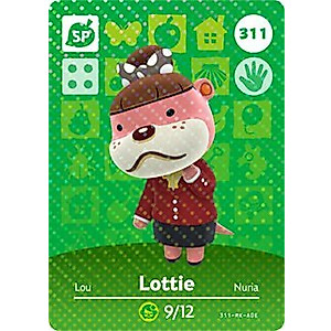 Lottie - Nintendo Animal Crossing Happy Home Designer Series 4 Amiibo Card - 311