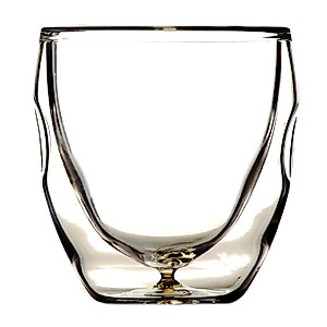 Ozeri Moderna Artisan Series Double Wall Beverage and Espresso Shot Glasses, 2-Ounce, Set of 4